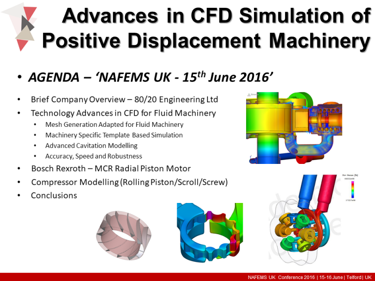 CFD for Positive Displacement Machinery - 8020Engineering
